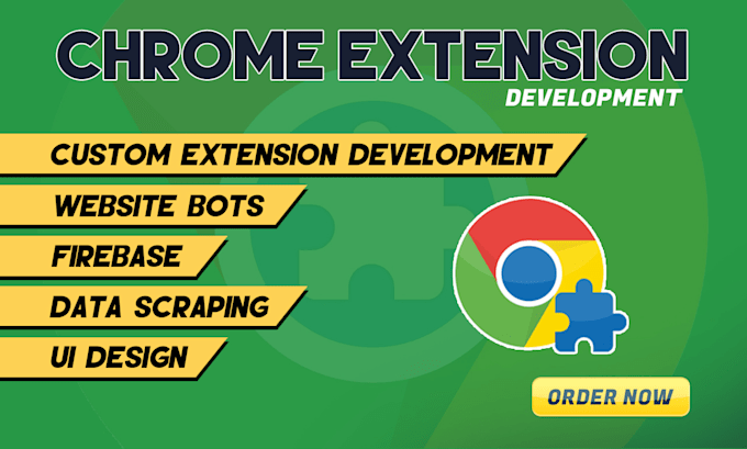 Develop, customize, and repair your google chrome extensions by Shahrozatiq | Fiverr