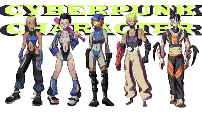 Draw ur cyberpunk character by Danielr_oth | Fiverr