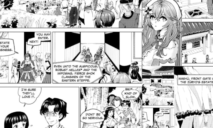 Draw action comic page, manga, comic manga, manga art, anime ,manga by ...