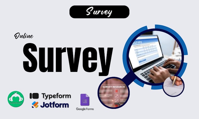 Setup an online survey with the use of questionnaire jotform typeform ...