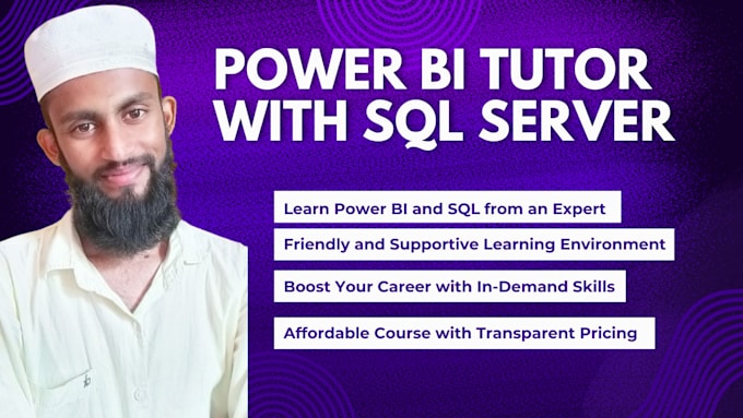 Be your sql, power bi tutor from basics to mastery by Mrmas09 | Fiverr