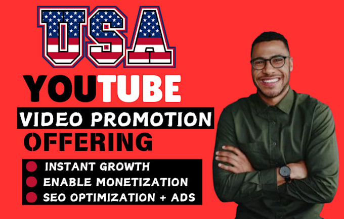 Super fast organic usa video promotion, channel monetization by ...