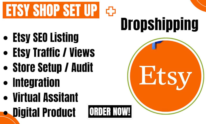 Create etsy digital products etsy shop set up virtual assistant drop ...