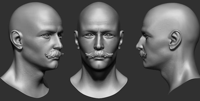 Create 3d realistic head models for games, film, and 3d printing by ...