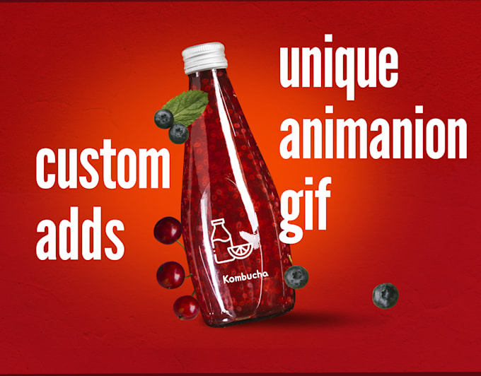 Create custom add with gif animation by Natalisilk | Fiverr