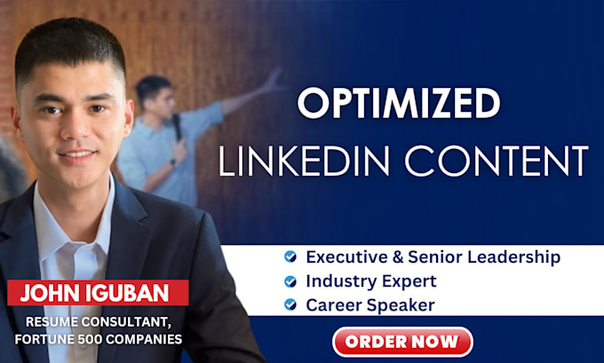 Optimize your linkedin profile by Johniguban | Fiverr