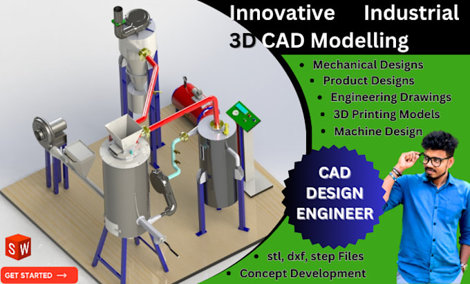 Do professional and innovative industrial 3d cad modelling by Dlstudi ...