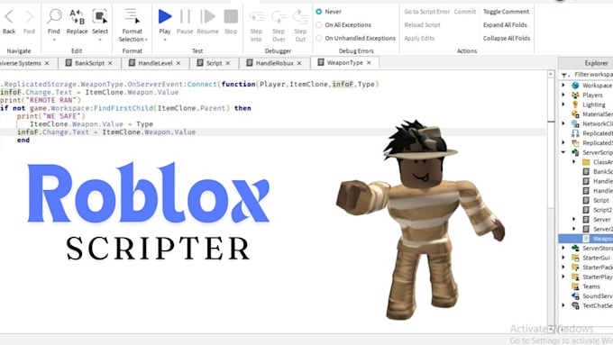 Script Your Roblox Game Roblox Scripter And Roblox Scripting Roblox Developer By Techdamien
