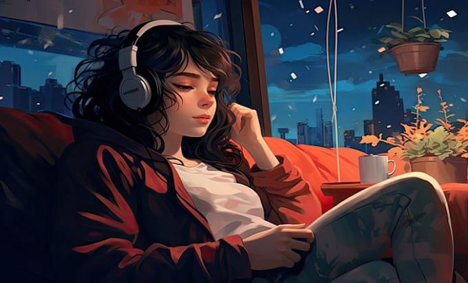 Create an animated lofi loop background by Amanda_loop | Fiverr