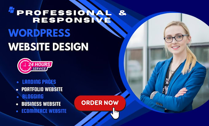 Create wordpress website design wordpress website redesign wix website design by Miadouglas1 ...