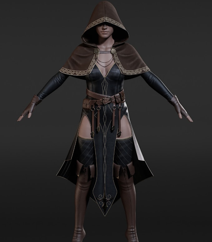 Develop 3d ue5 character model for kombat game, rpg maker, realistic ...