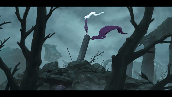 Create a traditional 2d animation, anime style, 2d frame by frame ...