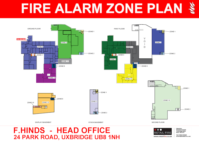 Design a fire alarm zone plan, or amend existing fire alarm drawings by ...