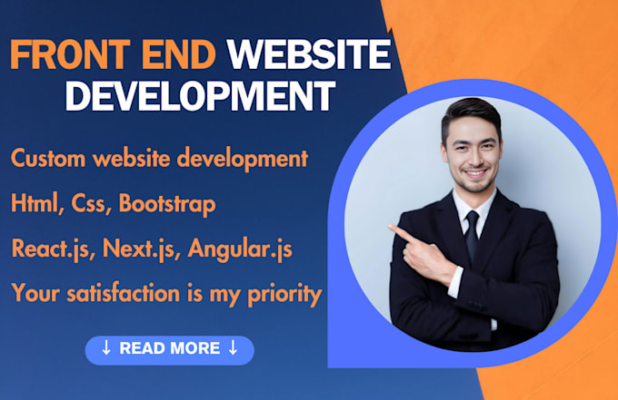 Develop front end with html, css, react, next js by Melihkrr | Fiverr