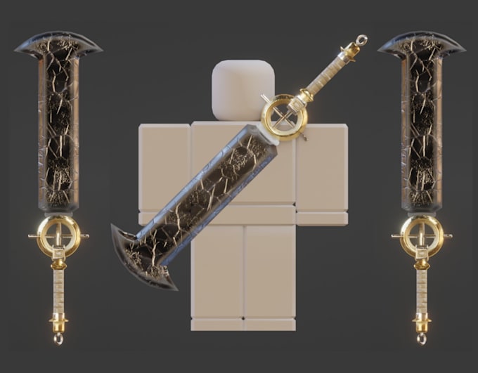 Design custom 3d roblox model, 3d roblox character model, roblox assets ...