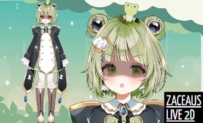 Create custom vtuber avatar chibi model anime avatar chibi live 2d ...