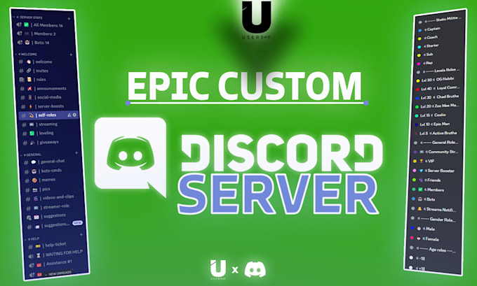 Setup the best gaming discord server ever made by Youssef3dg | Fiverr