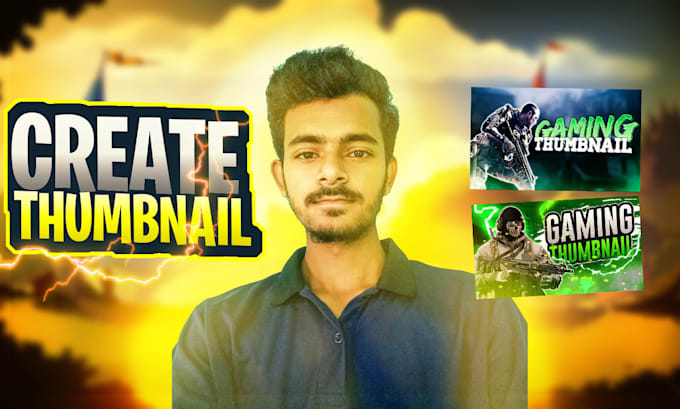 Create amazing gaming youtube thumbnails in 3 hours by Zihadul_webdev ...