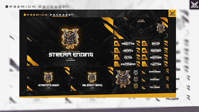 Design twitch logo, twitch overlay, kick, animated stream overlay ...