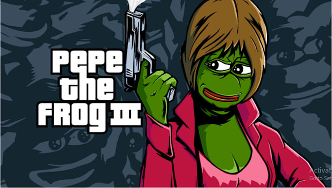 Create custom pepe the frog meme coin art funny meme solana meme by ...