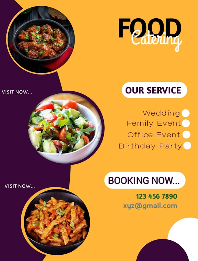 Best creative food poster by Shani_graphic_d | Fiverr