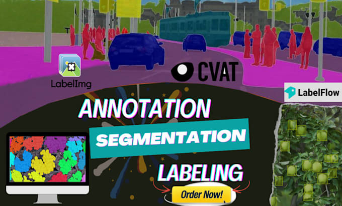 Do image annotation, segmentation data labeling for ai model training ... Do image annotation, segmentation data labeling for ai model training ...
