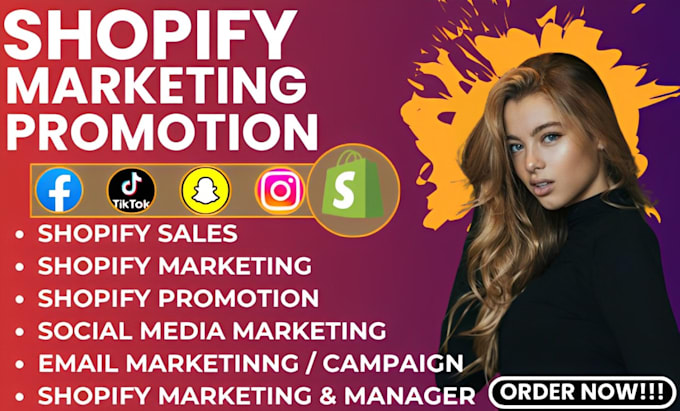 Shopify marketing shopify store promotion shopify manager to boost ...