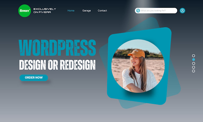 Design, redesign, build, rebuild, clone or revamp wordpress website by Customwpdesigns | Fiverr