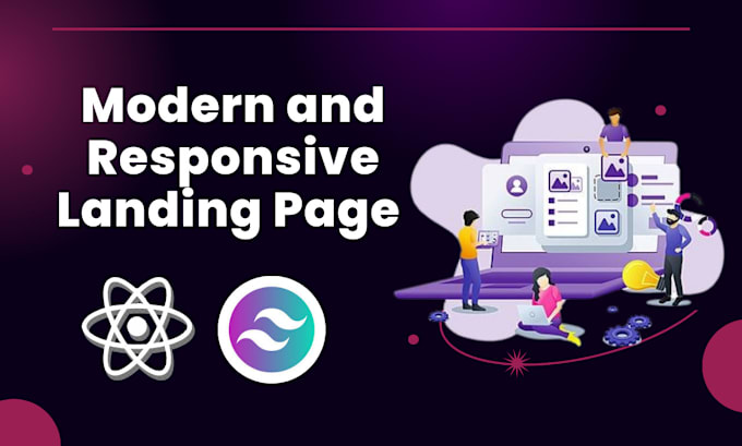 Create responsive and modern landing page design using react by Umiii ... Create responsive and modern landing page design using react by Umiii ...