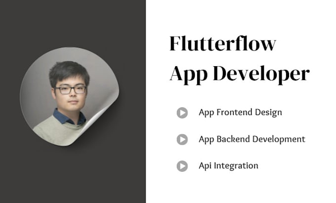 Be your flutter flow apps developer flutter frontend flutterflow ... Be your flutter flow apps developer flutter frontend flutterflow ...