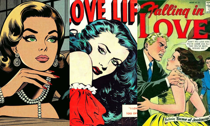 Draw retro comic page, vintage, comics cover, 90s,comic book ...