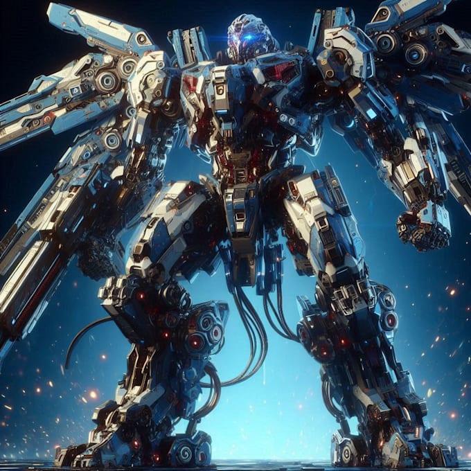 Desing a custom robot, mecha and cyborg character by Takeberocka | Fiverr