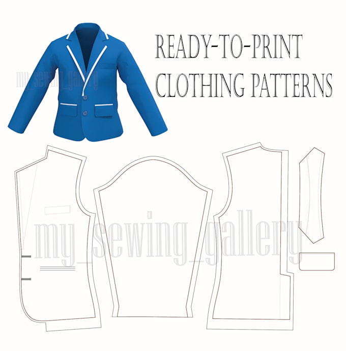 Make ready to print clothing patterns by Fahmi618 | Fiverr