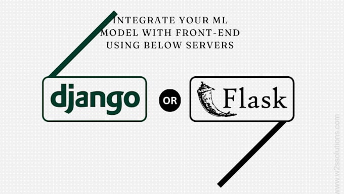 Integrate your ml model with front end by Hamza_amjad0318 | Fiverr