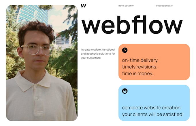 Help you with webflow website design by Dslvnv | Fiverr