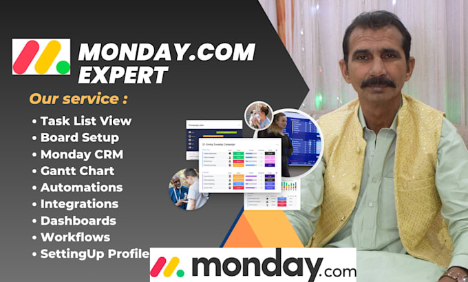 Setup monday work management, monday crm, monday dev, monday marketer ...