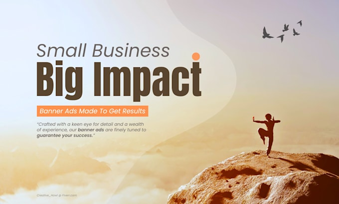 Craft creative web banner designs for your small business by Creative ...