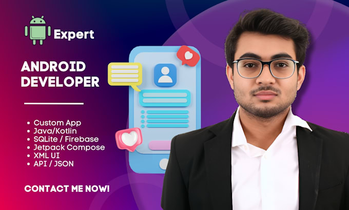 Be Android App Developer Do Mobile App Development Java Kotlin On