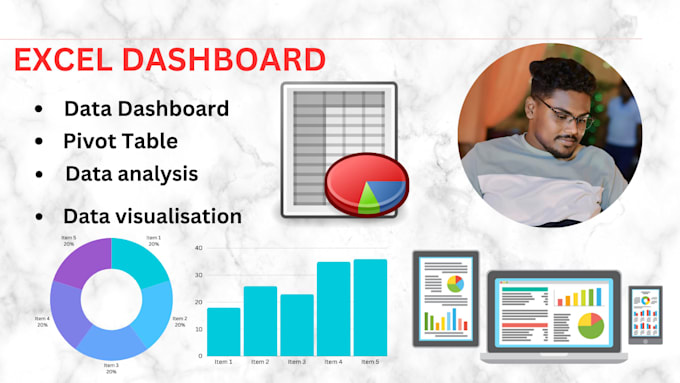 Do excel and google sheets dashboard, data analysis, pivot, chart by Niharranjanj199 | Fiverr