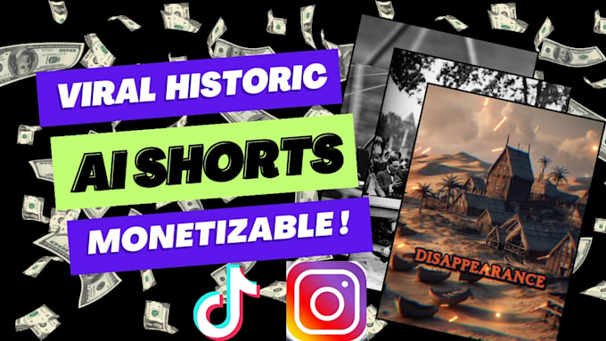 Create viral faceless ai history youtube tiktok short video by Graffiky ...