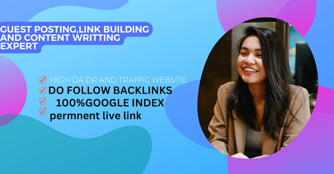 Seo backlinks high quailty dofollow high da authority link building services by Aliya7888 | Fiverr