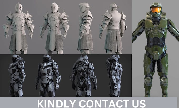 Design full knight 3d model armor pepakura wearable cosplay 3d mask 3d ...
