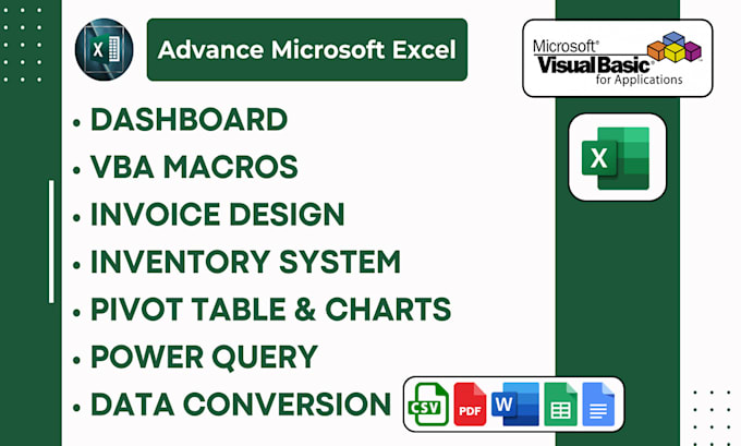 Do microsoft excel data cleaning, spreadsheets, convert pdf to excel by Aashar_1 | Fiverr