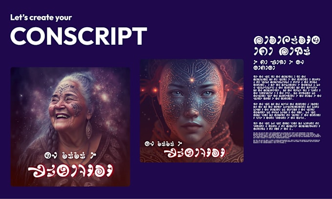 Create a writing system for your conlang, fictional language by ...