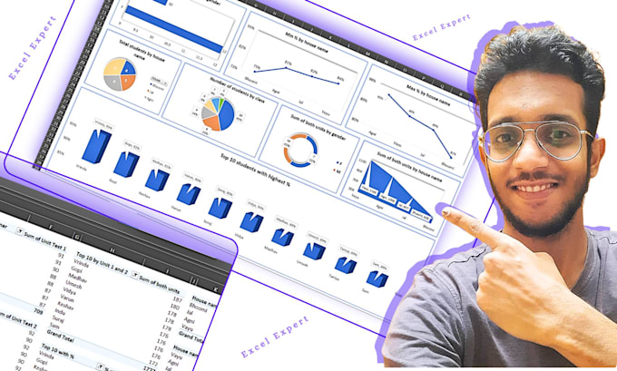 Make pivot tables and dashboards for analysis by Pawanjain13 | Fiverr