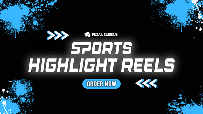 Professionally edit sports highlight reels by M_fuzail5 | Fiverr