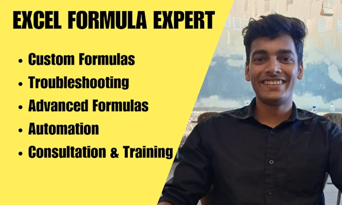 Provide custom excel formulas and automation by Ankitpal257 | Fiverr Provide custom excel formulas and automation by Ankitpal257 | Fiverr
