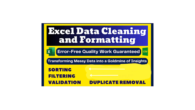 Do Ms Excel Data Cleaning And Formatting By Soumyjain2005 Fiverr