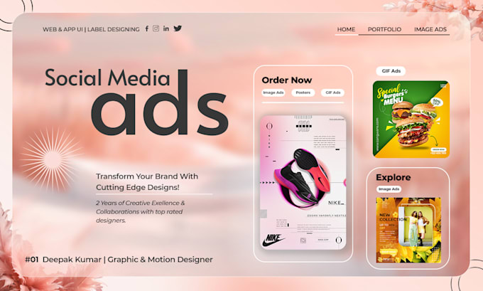 Create professional graphic designs, social media posts, banners ...