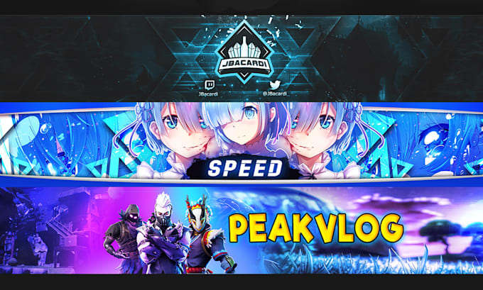 Design professional channel art and youtube banner by Agcreationn | Fiverr